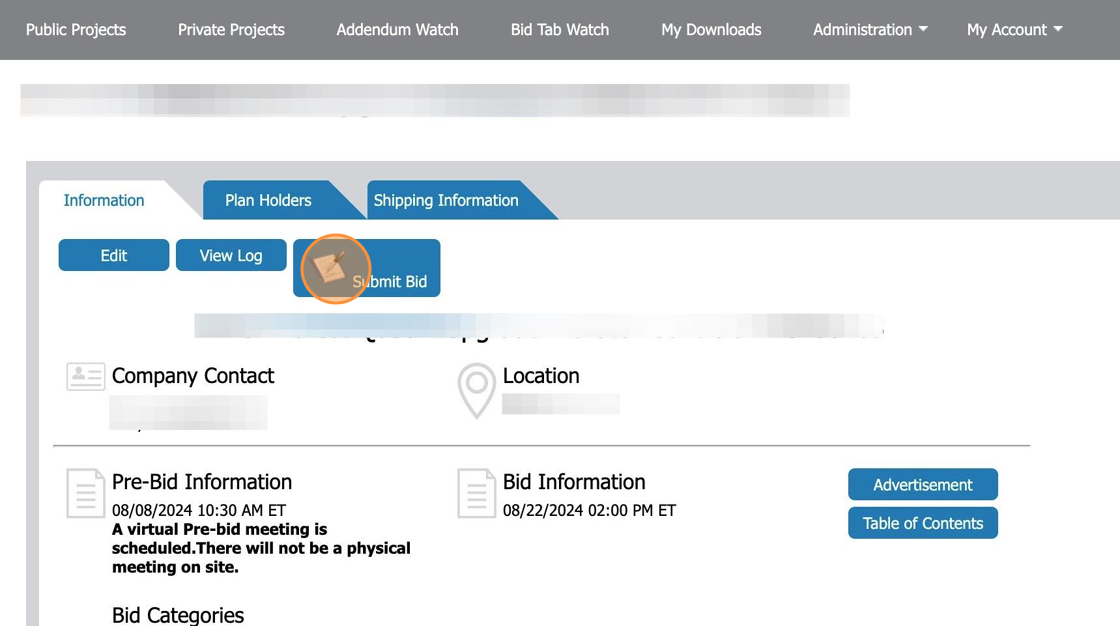 How to submit an eBid on the Plan Room - Eastern Engineering